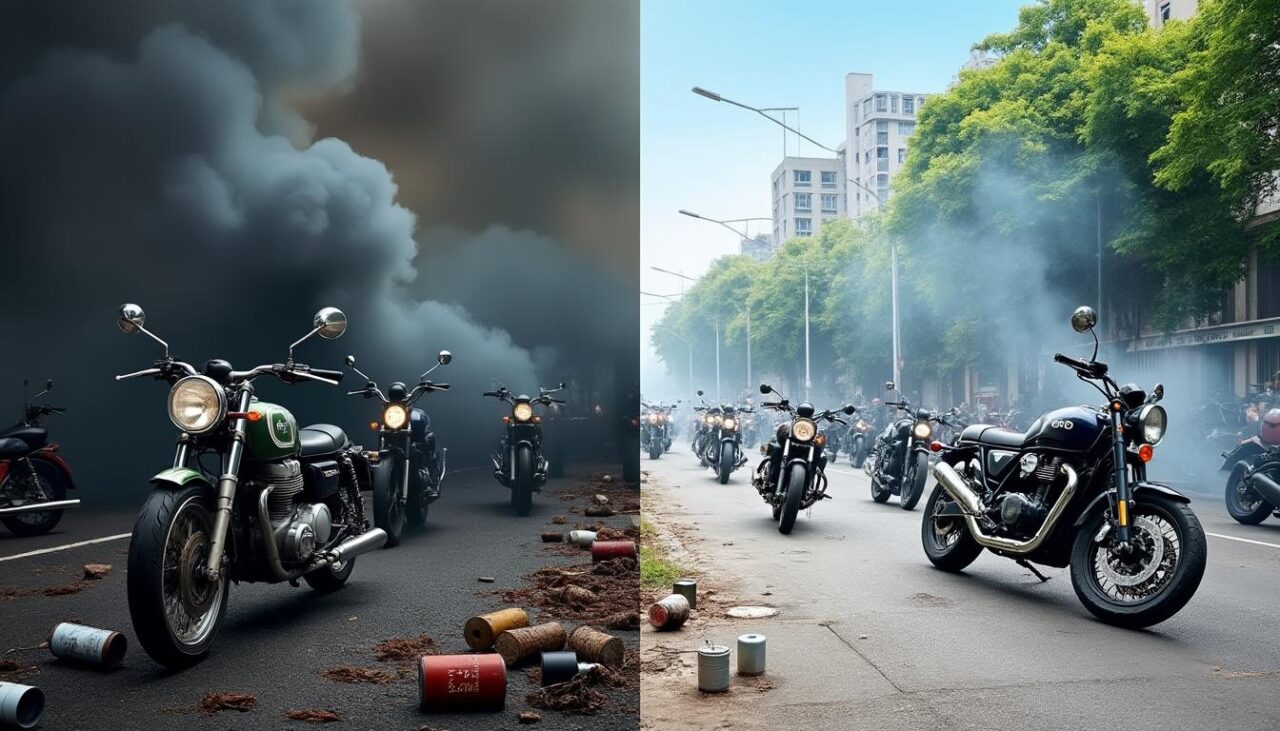 Pollution des motos : quel rôle pour le contrôle technique